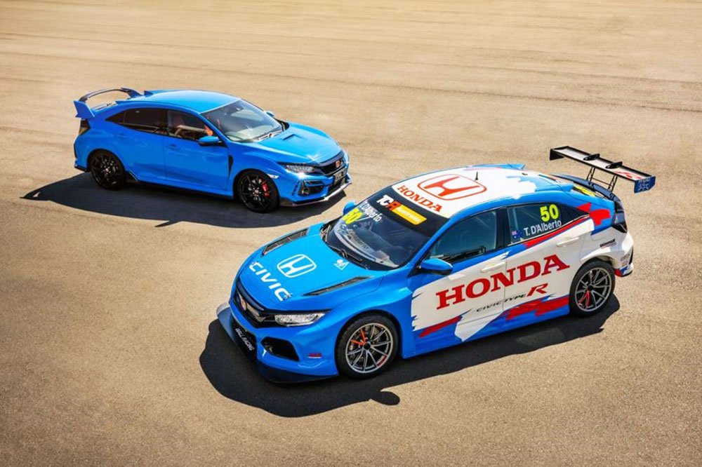Honda Tampilkan Warna “Racing Blue” di Ajang Honda Civic Type R TCR di ...