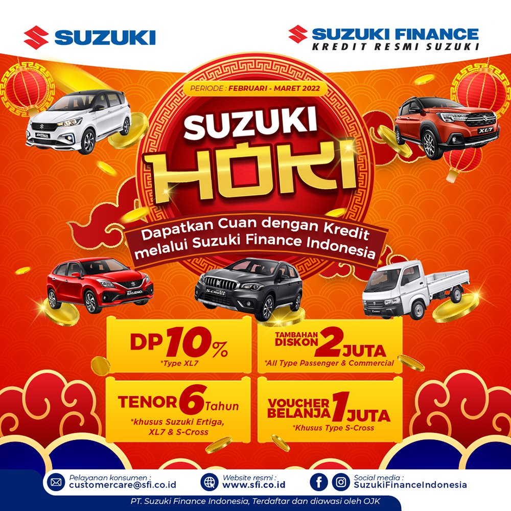 Suzuki Tawarkan Promo Menarik, “Suzuki Hoki” - Autos.id