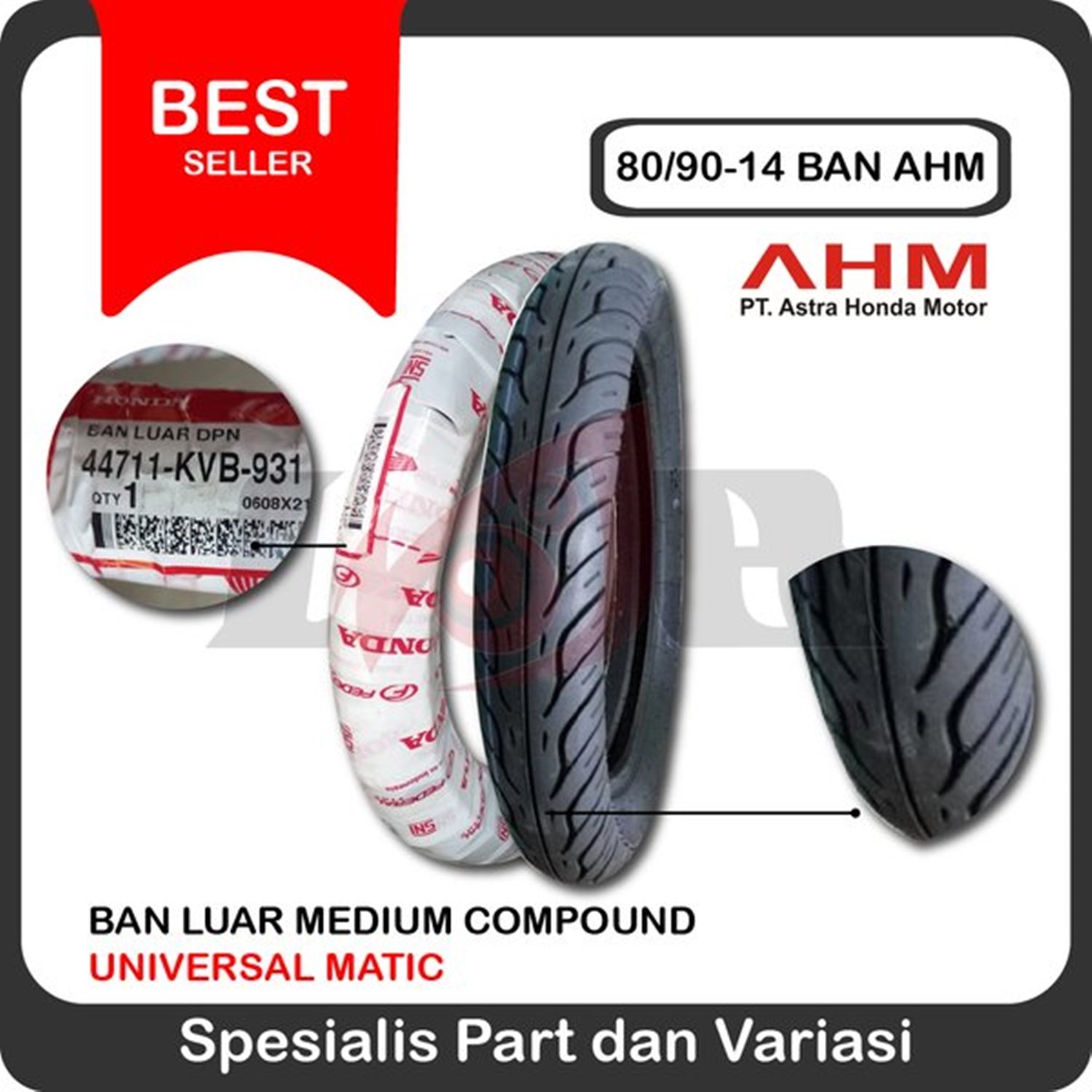 5 Rekomendasi Ban Motor untuk Honda BeAT - Autos.id