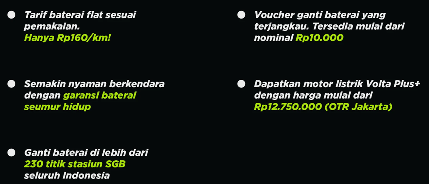 Volta Varian Plus Dengan Keunggulan Serba Plus • SoPasti.Com